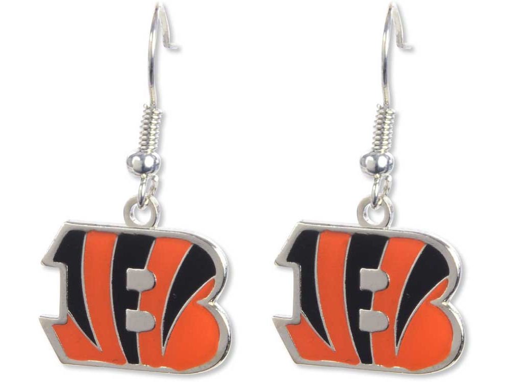 Snapklik.com : NFL Cincinnati Bengals Logo Dangler Earrings