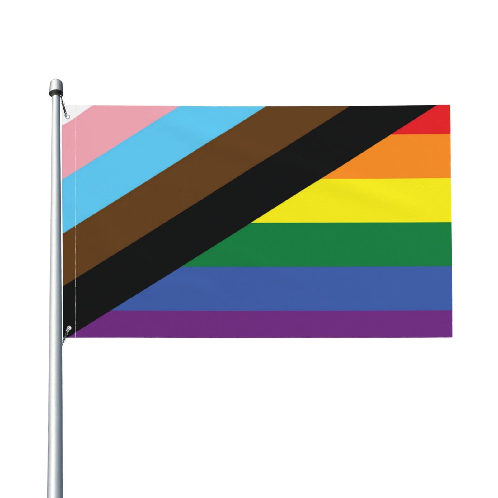 Amazon.com : Lgbtq Trans Pride Lgbt Flag All Inclusive Welcome Party ...