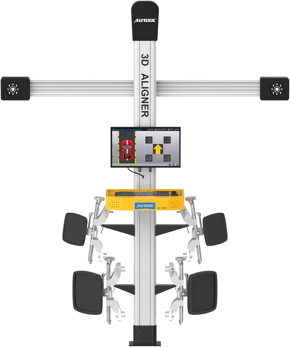 Amazon.com: AUTOOL 3D Wheel Alignment Machine Fully Automatic Tire ...