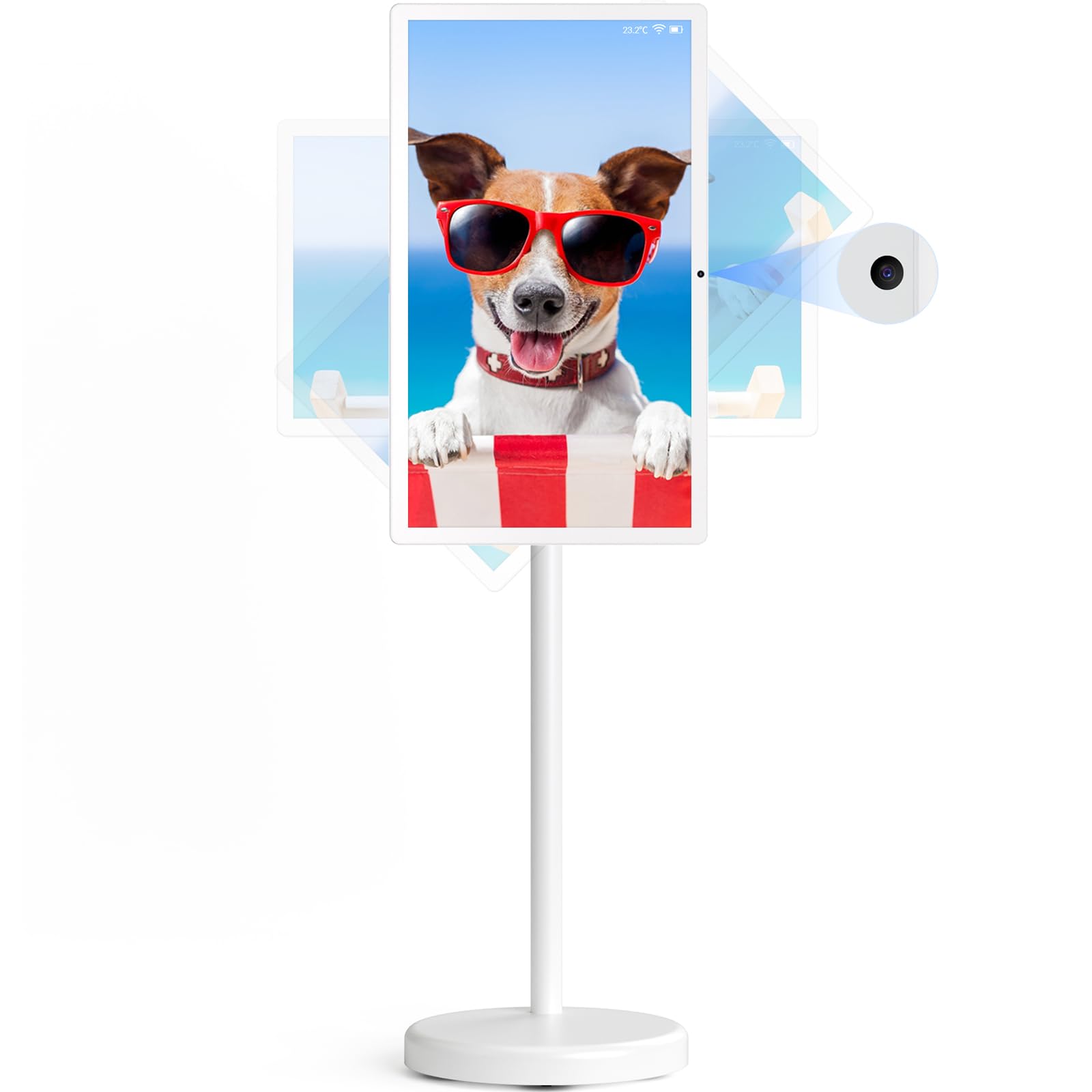 Snapklik.com : 22-Inch Portable TV On Wheels, 1080p Portable Touch ...