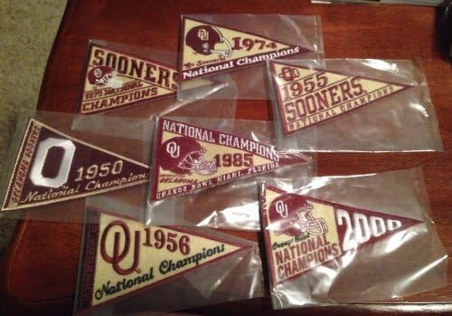 University of Oklahoma complete set of 7 National Champions Mini ...
