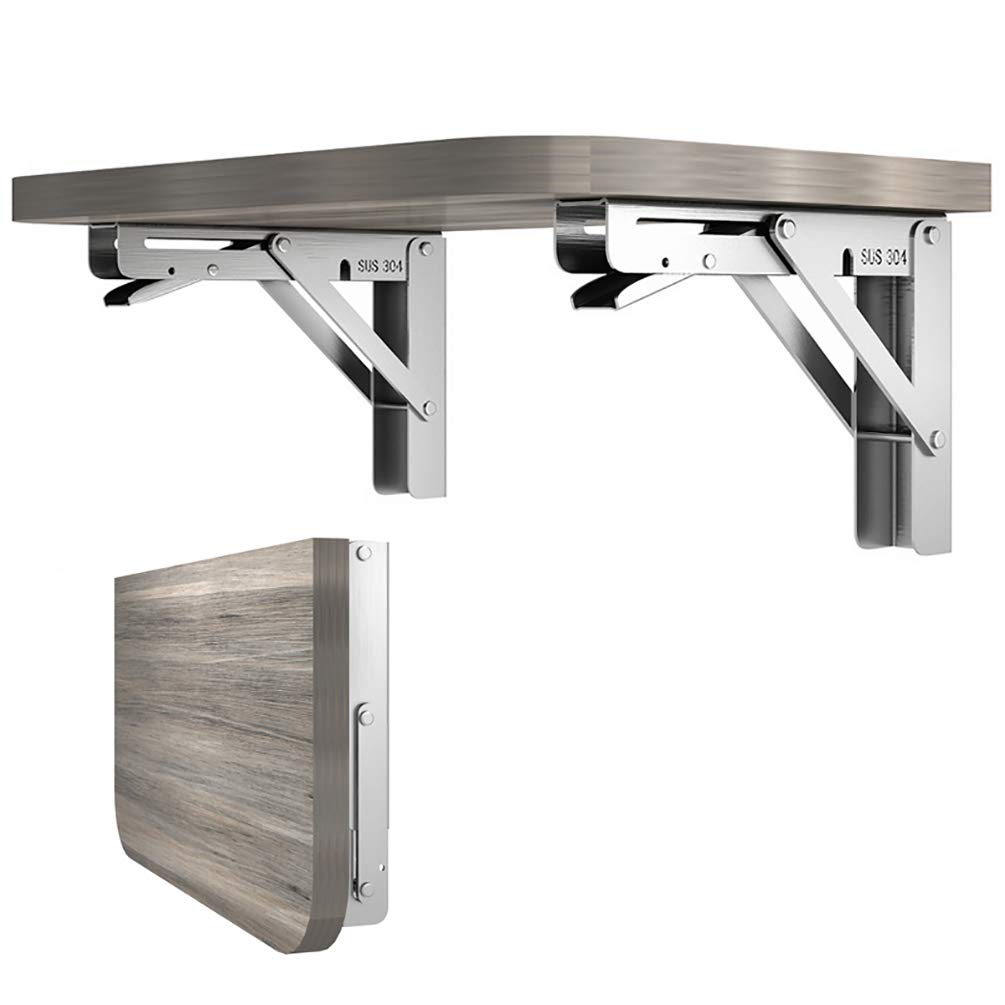 Amazon.com: 2PCS 10 Inch Length Stainless Steel Triangle Folding Angle ...