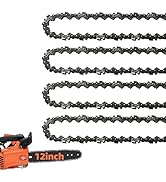 Amazon.com: 2 Pack 14 Inch Chainsaw Chain 52 Drive Links, 050" Gauge, 3 ...