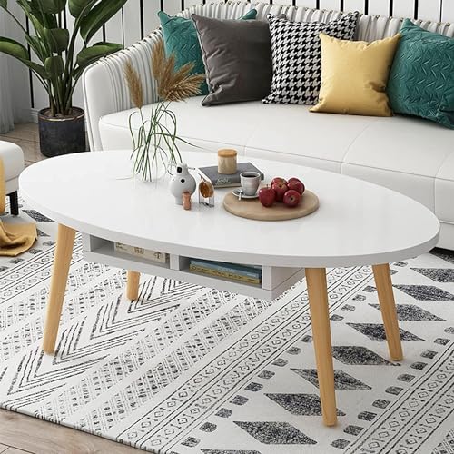 Oval Coffee Table Center Inlay
