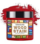 NINESUNG Red Wood Stain Powder, Wood Dye Powder- Just Add Water - Water ...