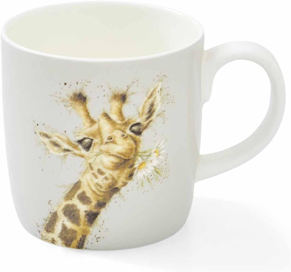 Amazon.com: Royal Worcester Wrendale Designs Awakening Mug | 14 Ounce ...