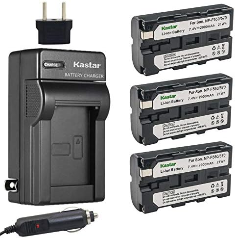 Amazon.com : Kastar NP-F570 Battery (4-Pack) for Sony L Series InfoLithium Battery NP-F570, NP ...