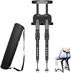 Amazon.com: Adjustable Wearable Invisible Chair Portable Foldable Stool ...