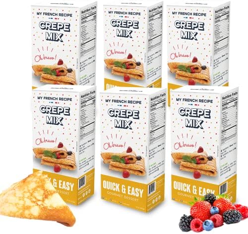 Amazon.com : My French Recipe Crepes Mix - Quick & Easy Baking Mixes ...