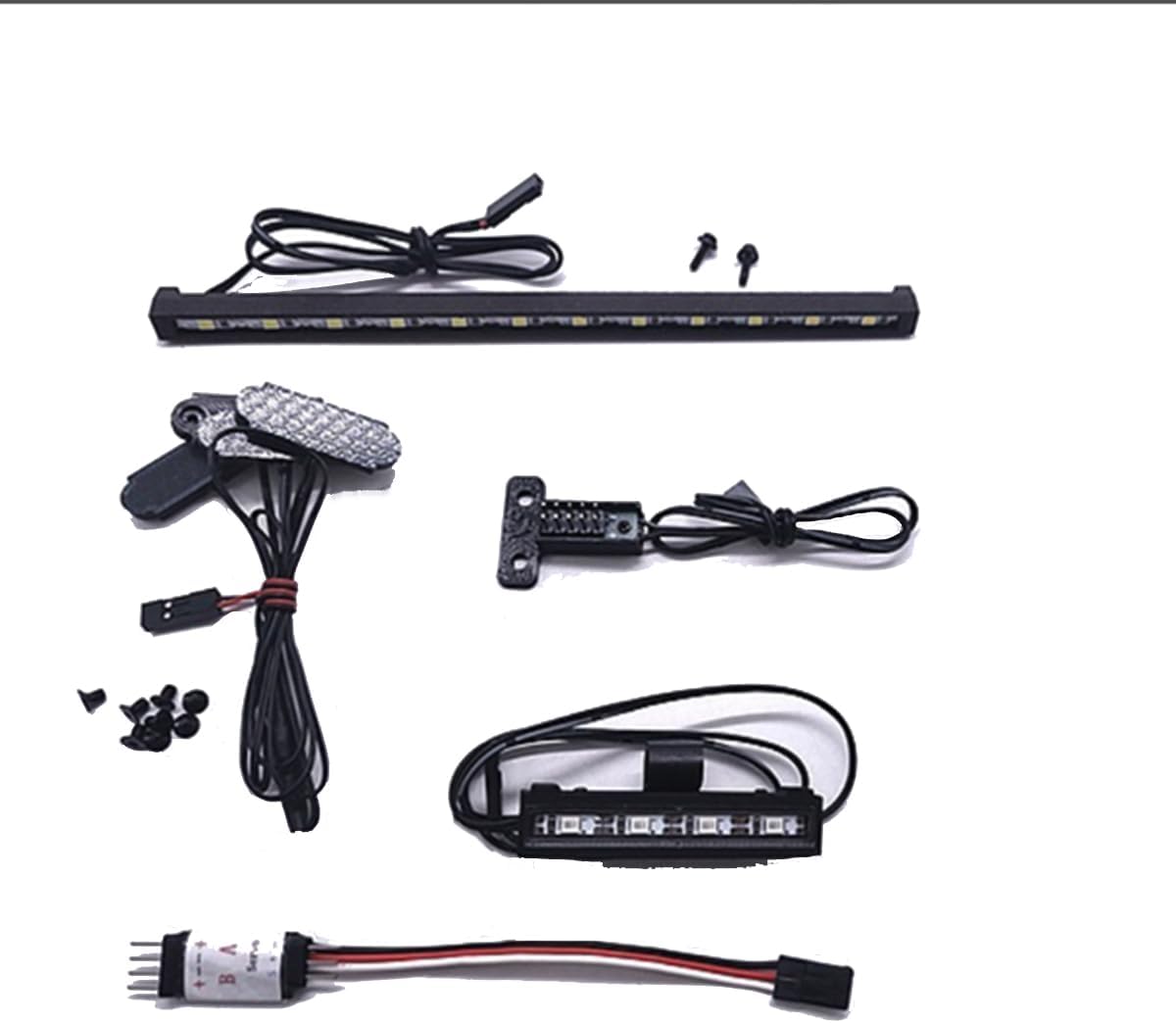 Amazon.com: ZLiT for Axial Scx10 Light Bar Kit,RC Car Top Light ...