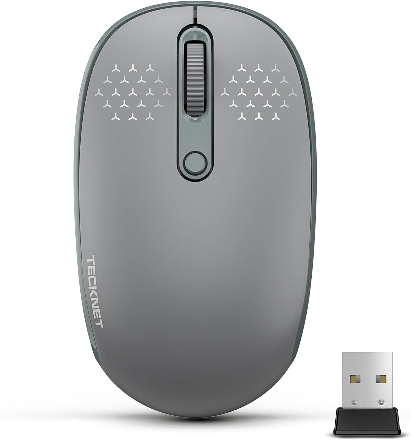 TECKNET Wireless Mouse for Laptop, 2.4GHz USB Mini Cordless Mouse Small ...