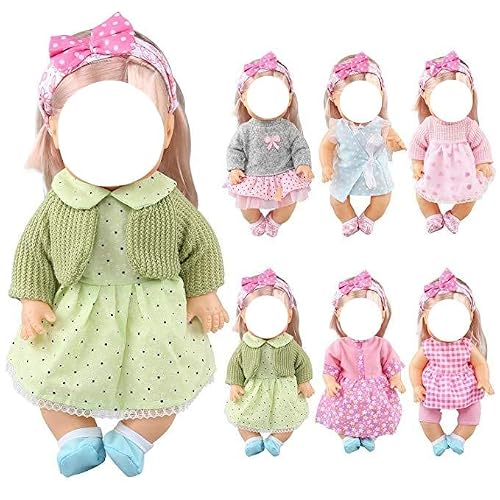 JING SHOW BUSSINESS Baby Doll Clothes ,6 Sets Girl Doll Clothes Dress ...