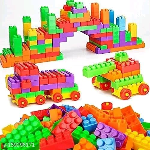 Educational Building Blocks for Kids, Colorful Interlocking ...