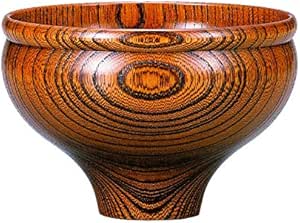 Amazon.com: 中谷兄弟商会 Nakatani Brothers Shokai Rice Bowl, Wood Grain, φ4.3 ...