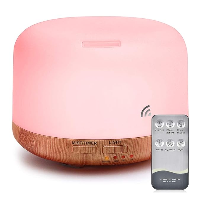 Amazon.com : Essential Oil Air Mist Diffuser - Quiet Aroma Essential ...