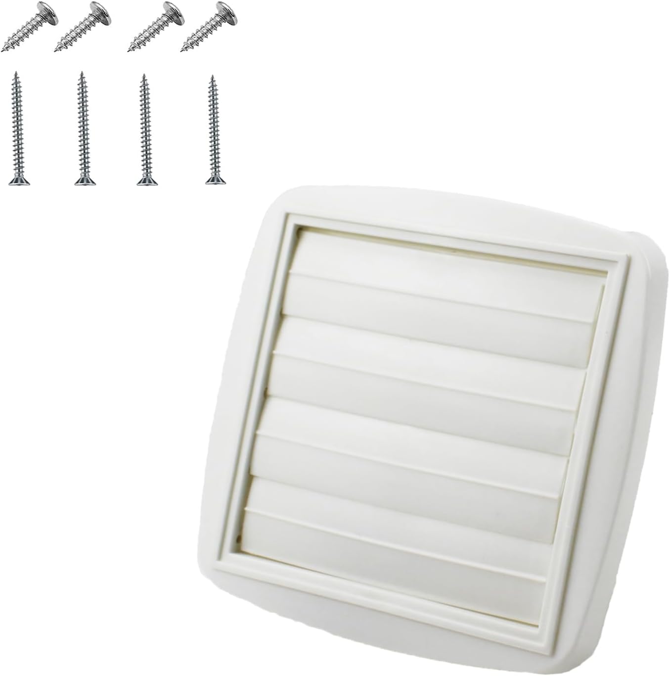 Amazon.com: Amonk Adjustable Dryer Vent Cover Outside 4'' to 5'' to 6 ...