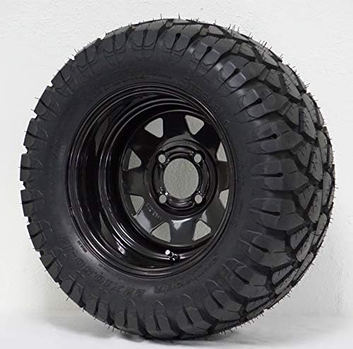 Amazon.com: 12" Black Steel Wheels and 22x10.5-12" STINGER All Terrain ...