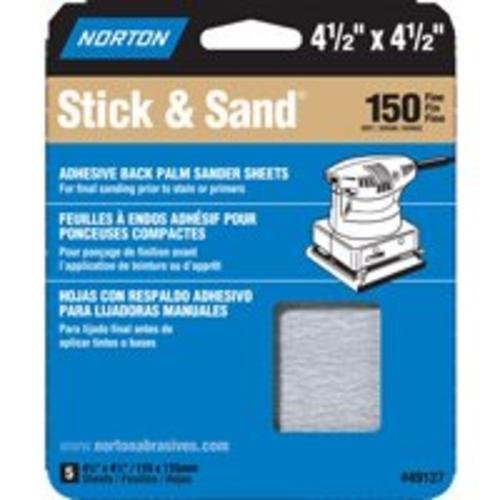 4.5x4.5 Stick&Sand Sheet 150 - Sandpaper Sheets - Amazon.com