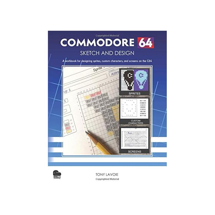 Buy Commodore 64 Sketch and Design: A workbook for designing sprites ...