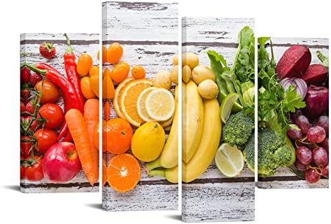 Amazon.com: Kitchen Pictures Canvas Prints Wall Art - Multicolored ...