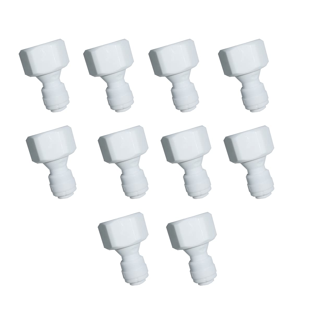 Buy YZM straight,1/2" female x 1/4" OD tube Quick Connector fittings Water Purifiers Filters ...