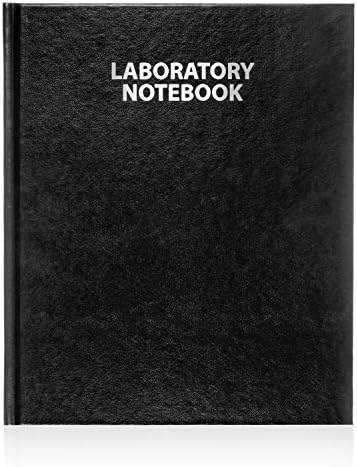 Scientific Notebook - Laboratory Notebook, 192 numbered pages, black ...