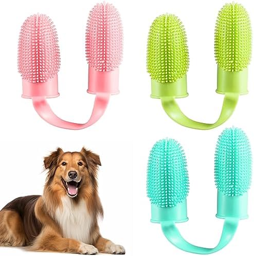 Amazon.com : Kitty&doggy Go 3 Packs Dog Toothbrush Dog Tooth Brushing ...