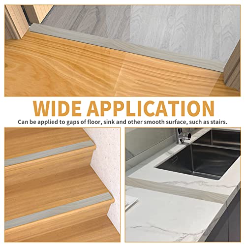 Snapklik.com : Floor Transition Strip, 3.3 Ft Self Adhesive Vinyl ...