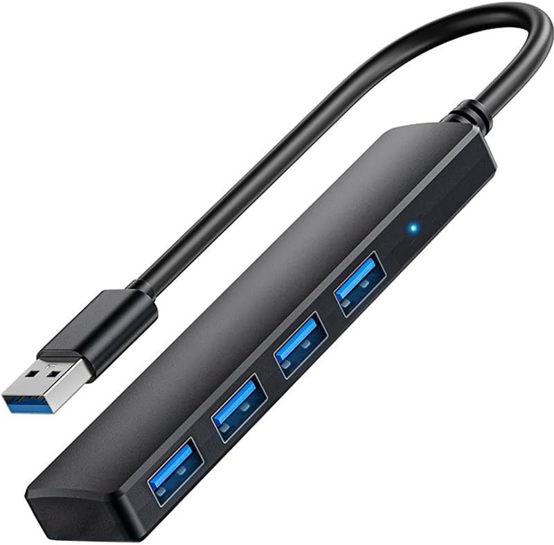 Amazon.com: USB Hub for Laptop, 4-Port USB 3.0 Hub USB Splitter USB ...