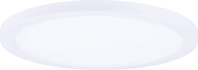 Maxim Wafer-36W 3000K 1 LED Round Flush Mount-15 Inches Wide by 0.5 ...