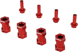 Amazon.com: 4 Pcs RC Wheel Hex Hub Aluminum Alloy Replacement 12mm Hex ...