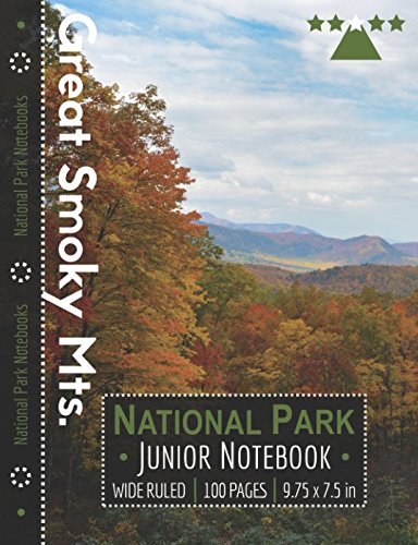 Great Smoky Mountains National Park Junior Notebook: Wide Ruled ...