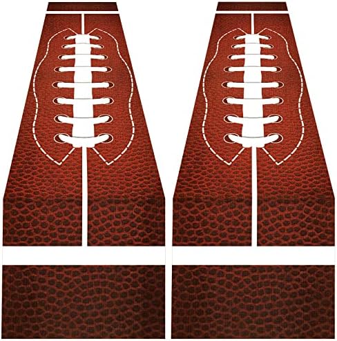 Amazon.com: Sliner 2 Pcs Football Table Runner Football Themed Party ...