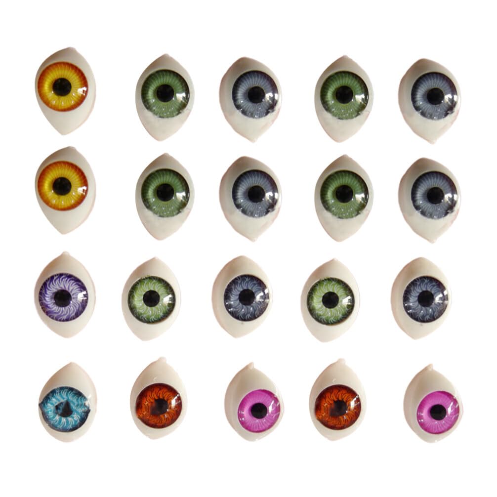 Buy Healifty 100pcs Halloween Eyes Halloween Balloons Glass Eyes Fake ...