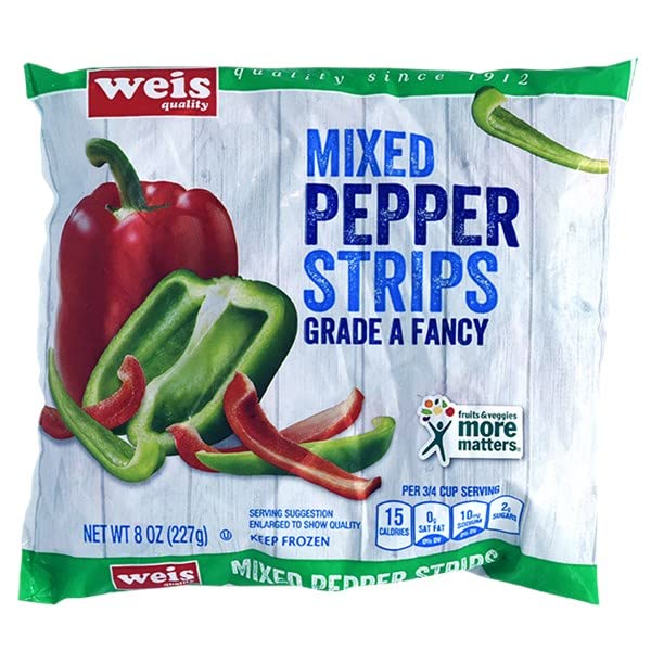 Amazon.com: Weis Quality, Pepper Strips Mixed, 8 Ounce : Grocery ...