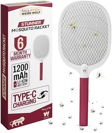 NIPPO Guard Rechargeable Mosquito Bat|Fast Charging Powerful Lithium ...