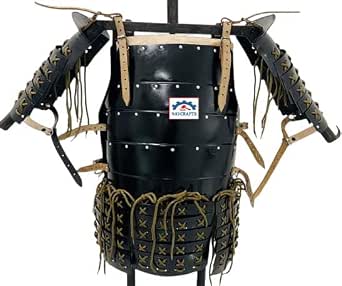 Amazon.com: NAVCRAFTS Japanese Samurai Costume, Medieval Steel Samurai ...