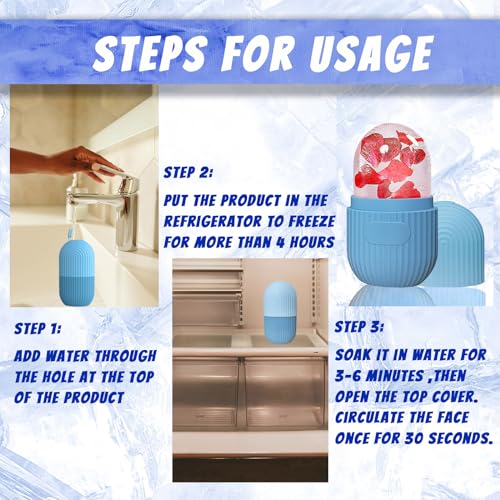 Snapklik.com : Silicone Ice Roller For Face And Eye, Ice Facial Roller ...