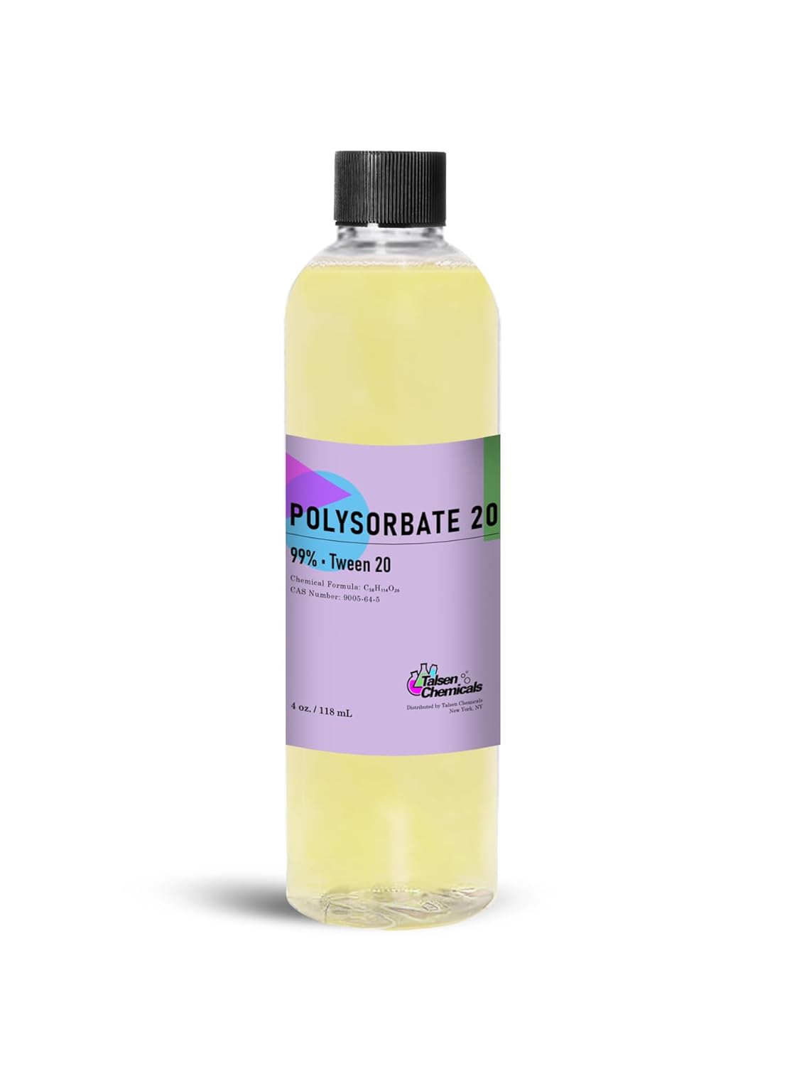 Amazon.com: Polysorbate 20 Cosmetic Grade (118 mL / 4 Ounce) Liquid ...