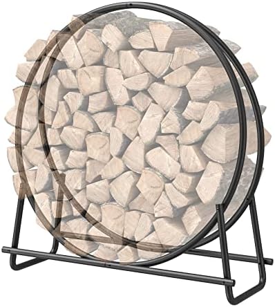 Amazon.com: Uniflame Firewood Log Hoop Rack with 1/2" Solid Stock ...