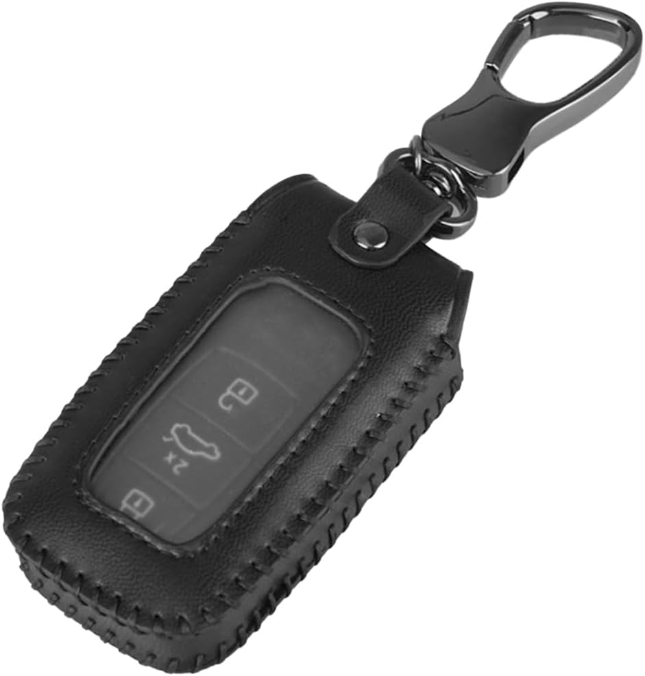 Amazon.com: zipelo Car Key Fob Case, Leather Vehicle Remote Keyfob ...