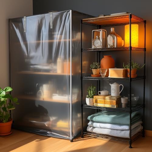 Amazon.com : IndigoTempest9 Waterproof Shelf Cover for Wire Shelving ...