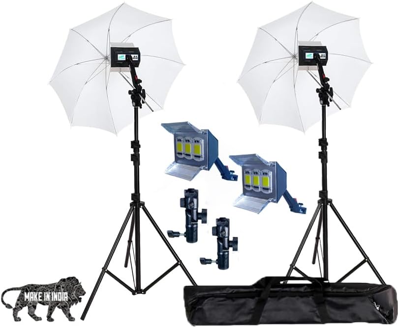 PICPRO All New 150W B4 LED Light Stand Kit-Set of 2 High Intensity ...