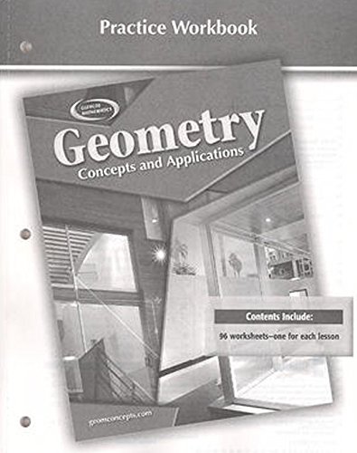 Amazon.com: Geometry: Concepts and Applications, Practice Workbook ...
