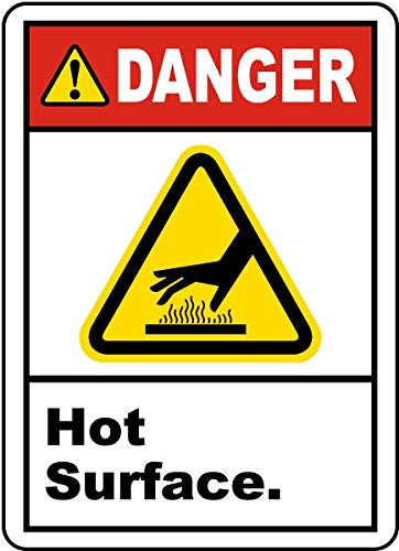 Danger. Hot Surface. Sign Board, Water Proof Signature Board (Sun Sheet ...