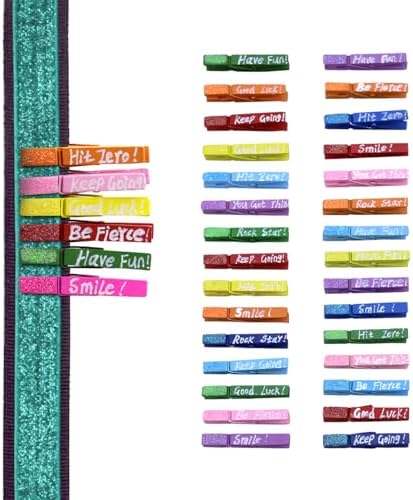 Amazon.com: 30 Pack Spirit Clips Cheer Pins Cheer Clothes Pins for ...