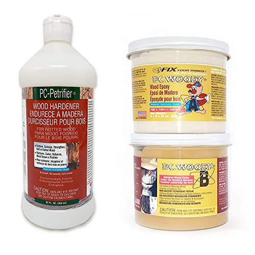 Snapklik.com : PC-Products Wood Repair Epoxy Paste And Wood Hardener Kit