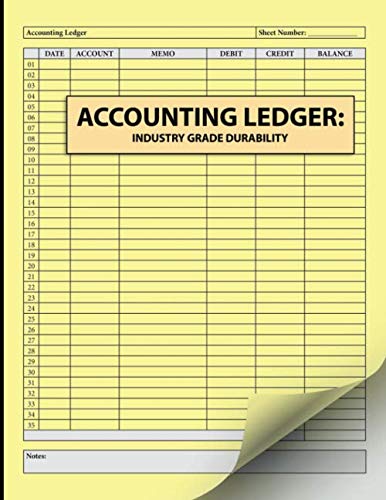 Amazon.com: Accounting Ledger Industry Grade Durability: 121 white ...