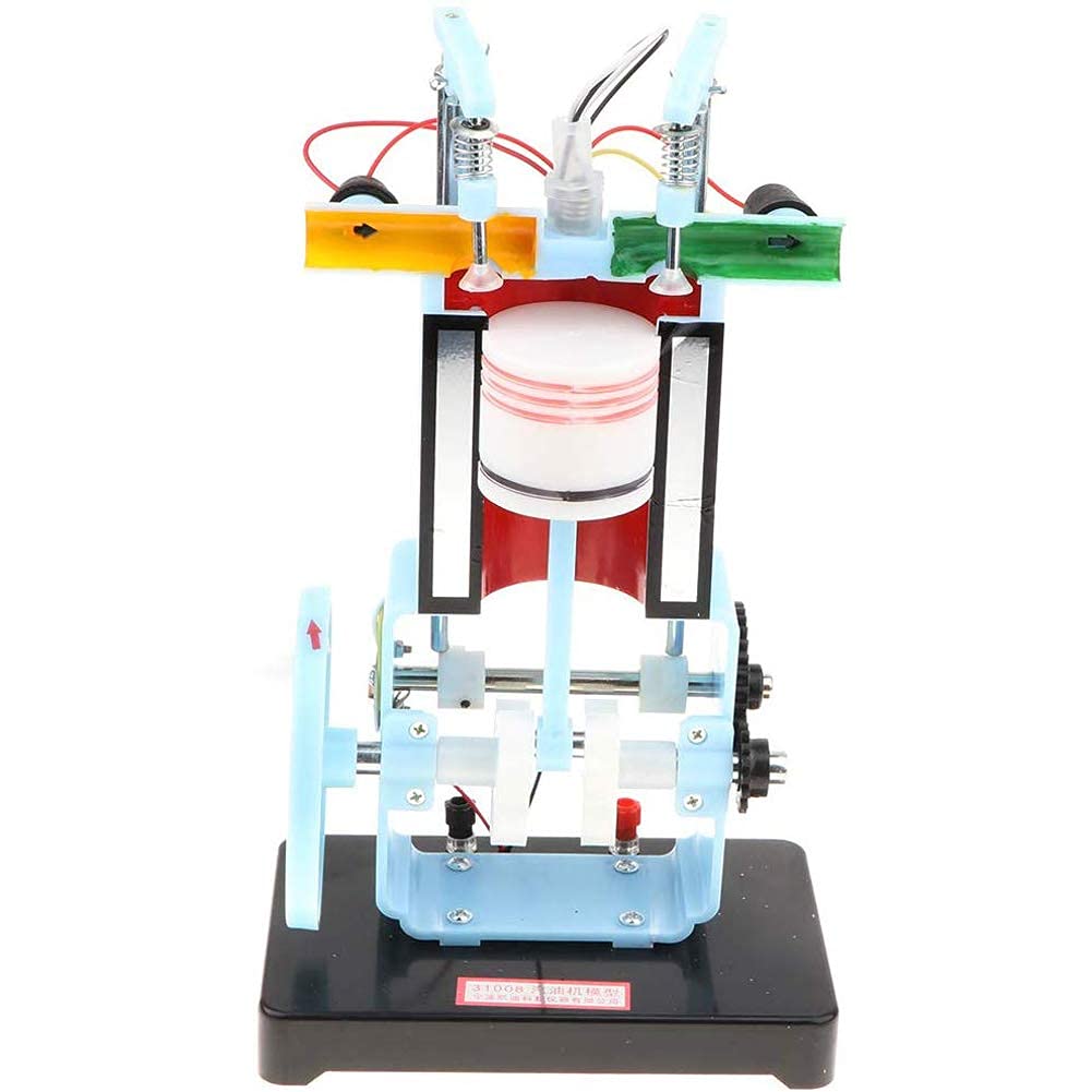 Buy Metal Four-Stroke Engine Model for Physics Teaching Aids Operating ...