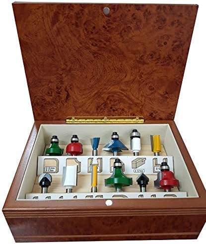 Makita 8mm 12Pcs Router Bits Set A-88054 : Buy Online at Best Price in ...